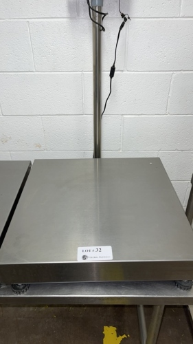 TUFNER SPLASH STAINLESS STEEL BENCH SCALE, CLASS III 500KG CAPACITY ...