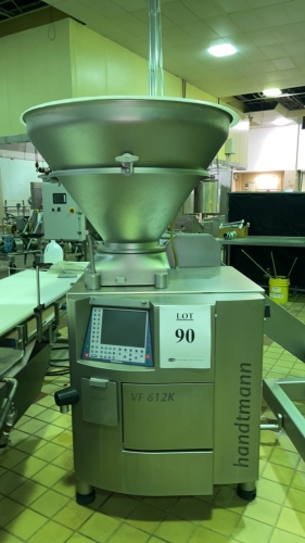 HANDTMANN VF 612 K VACUUM FILLER , WITH COLOR DISPLAY AND LIFTING ...